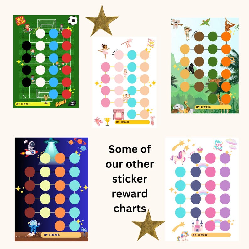 Frog Reward Chart for Kids, Frogs Potty Training Chart, Sticker Rewards ...