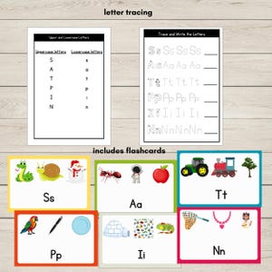 SATPIN Worksheets, Letter Sounds, CVC Words, Printable Group 1 Phonics ...