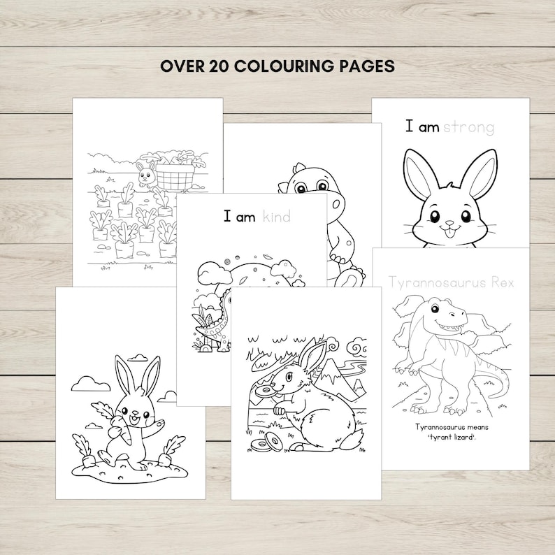 Dinosaur Activity Book, Printable Dinosaurs Activity Bundle Pack ...