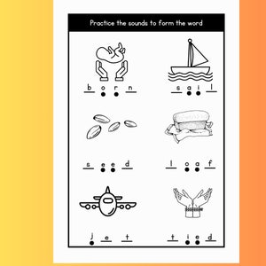 Phonics Group 4 Printable Worksheets, Jolly Phonics Activities for Set ...