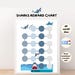 Printable Shark Reward Chart for Kids ,ocean Theme Behavior Chart ...