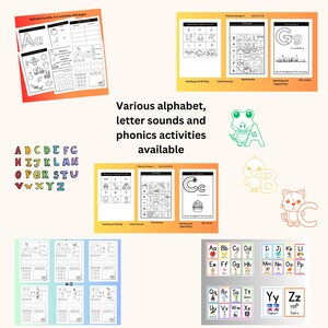 Phonics Worksheets for SATP, Initial Sounds, Handwriting Practice, CVC Words, Missing Sounds ...