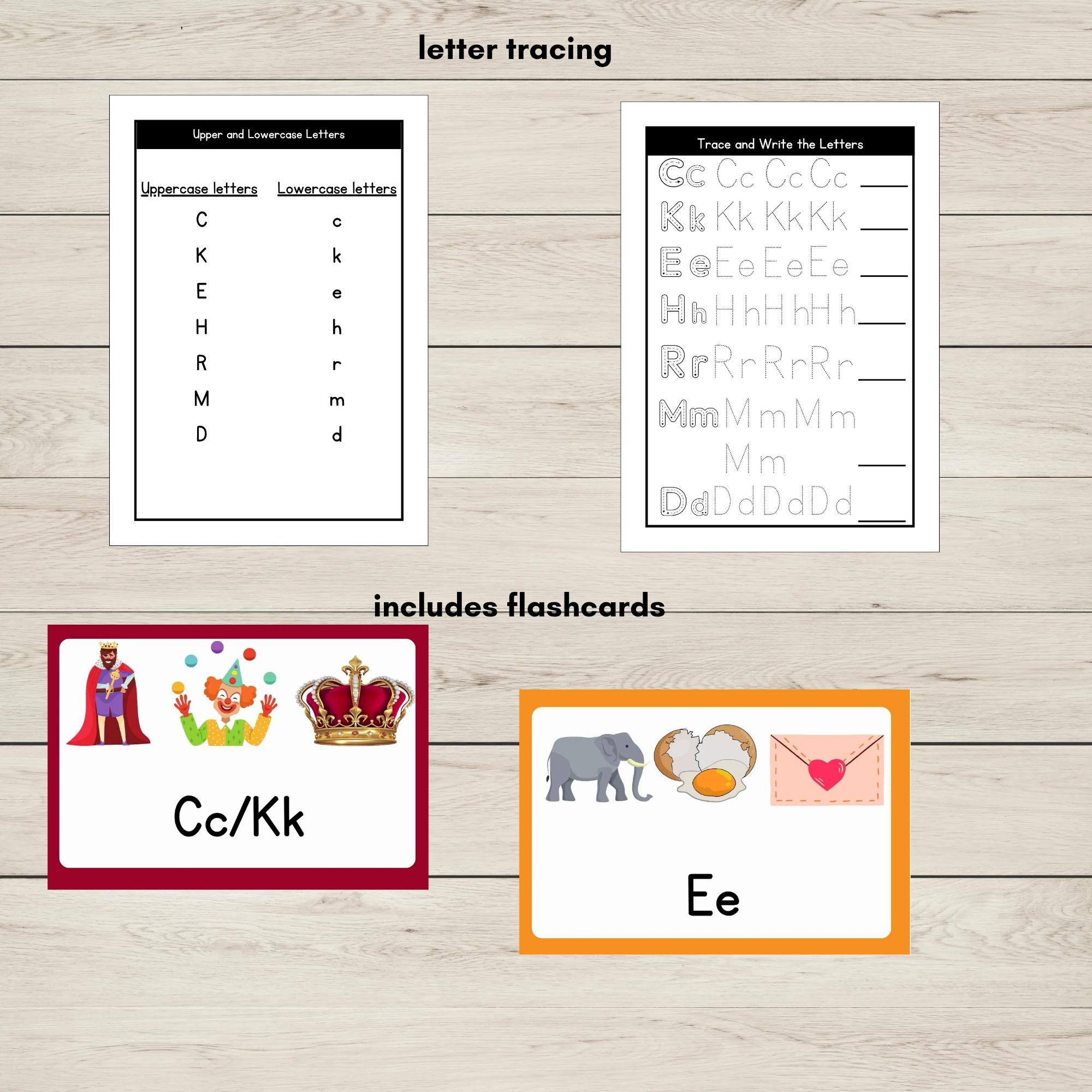 Phonics Group 2 CKEHRMD Worksheets, Letter Sounds, CVC Words, Preschool ...