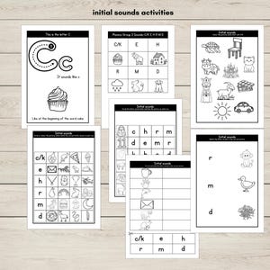 Phonics Group 2 CKEHRMD Worksheets, Letter Sounds, CVC Words, Preschool ...