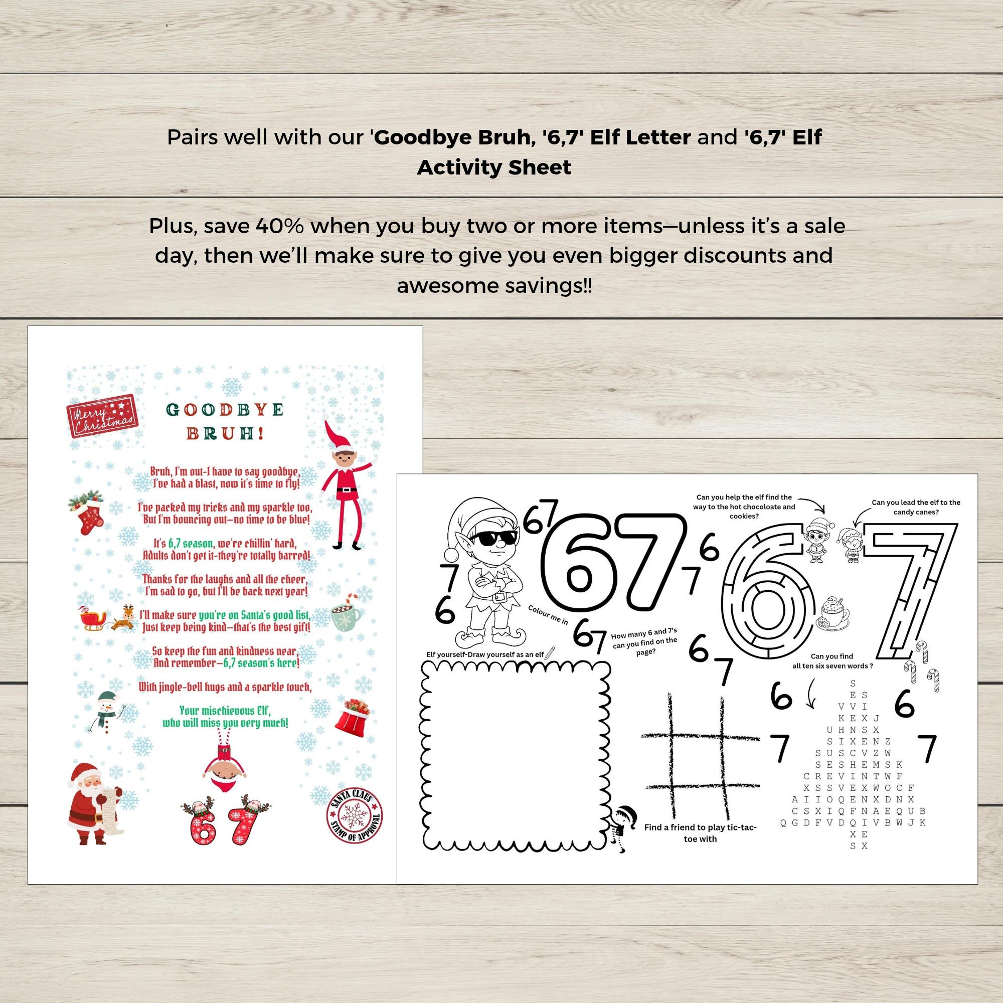 Elf 'bruh I'm Back' Return Arrival Letter, Printable Funny Kids ...