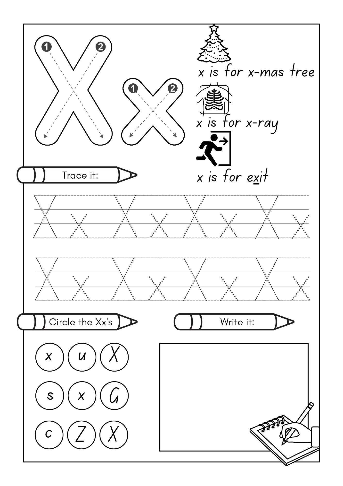 Alphabet Worksheets, Preschool Printables, Kindergarten Learning, ABC ...