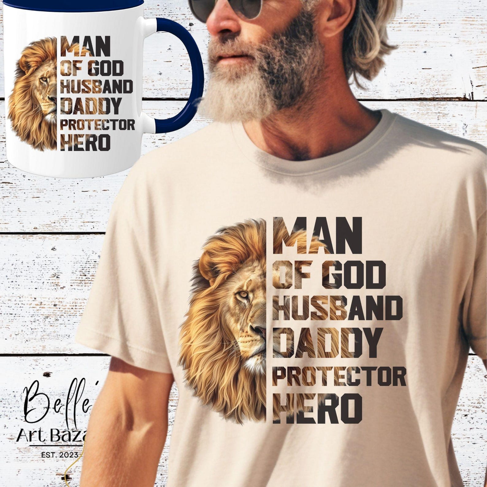Fathers Day PNG, Christian Man of God Graphic, Hero Dad, Daddy, Papa ...