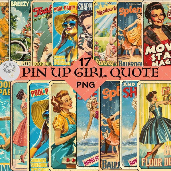 Pinup Poster - Etsy