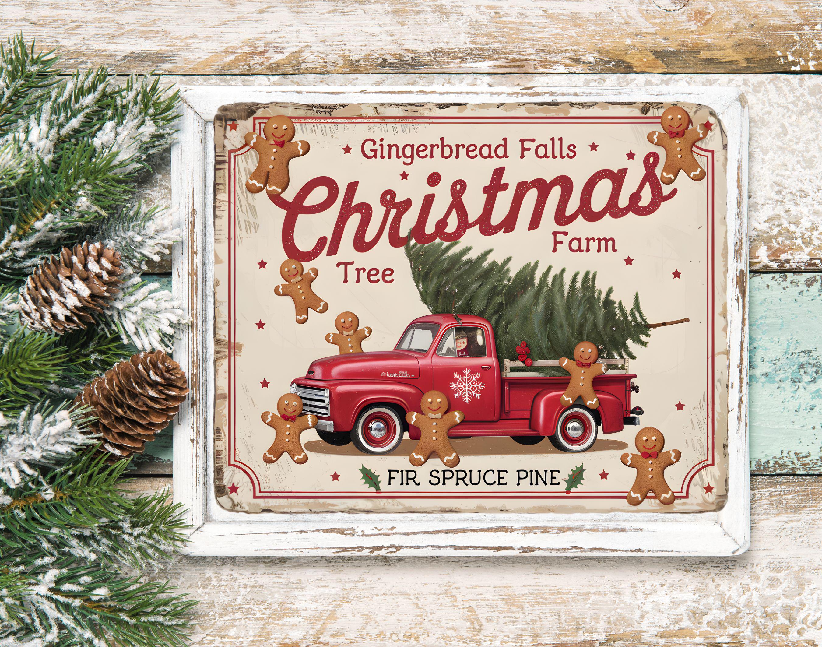 Christmas Vintage Retro Signs,rustic Holiday Png,farmhouse Bakery ...