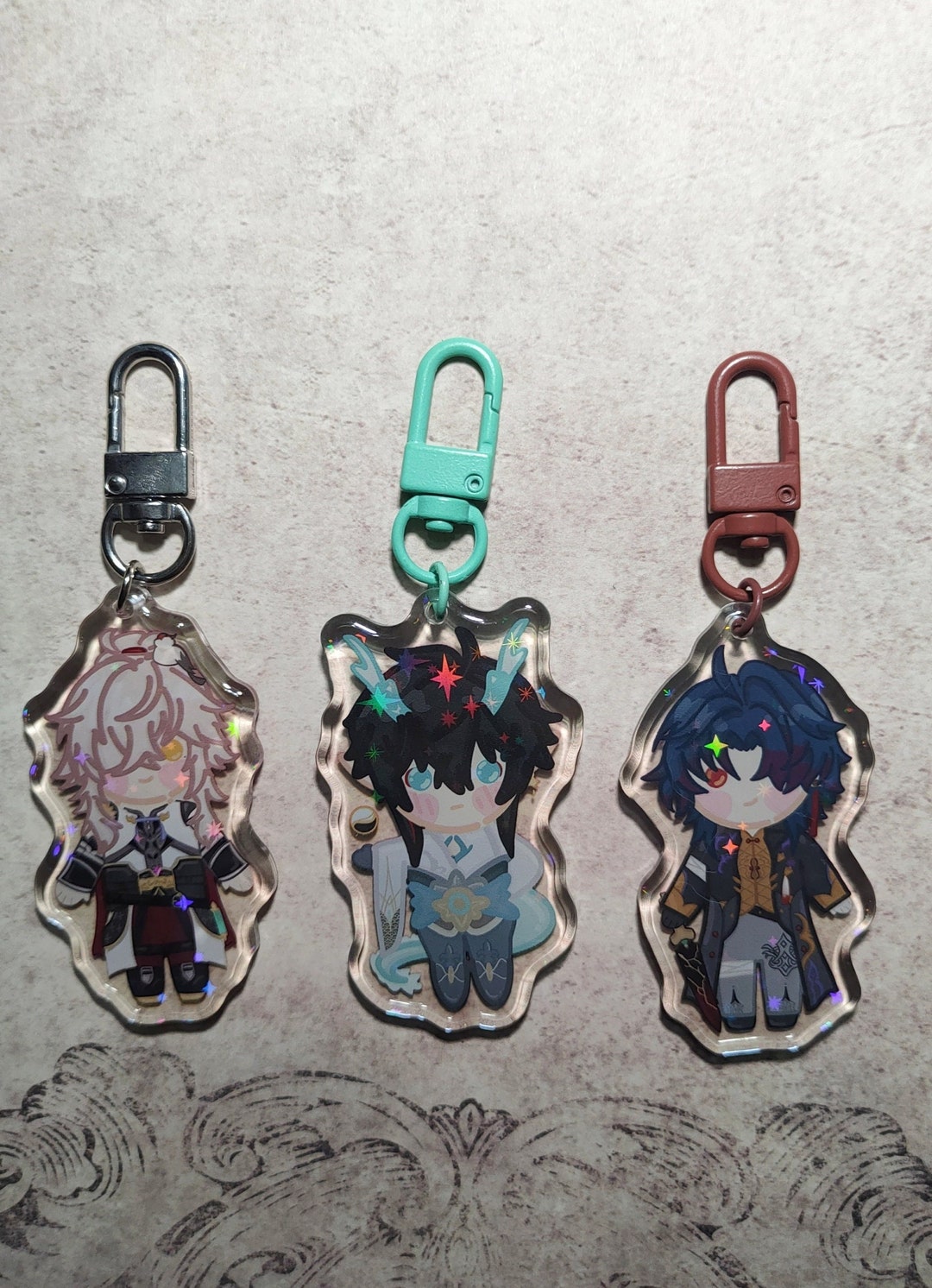 Honkai: Star Rail Acrylic Keychains, Jing Yuan, Dan Heng Imbibitor ...