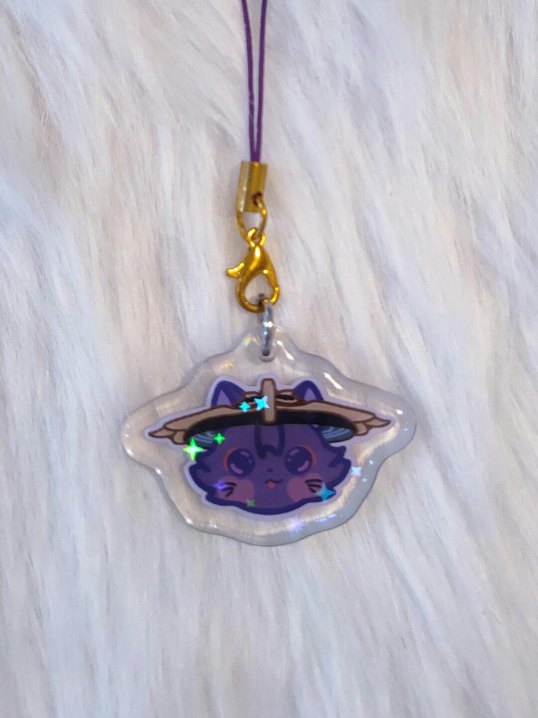 Scaramouche From Genshin Impact Scarameow Cute Handmade Acrylic Phone ...