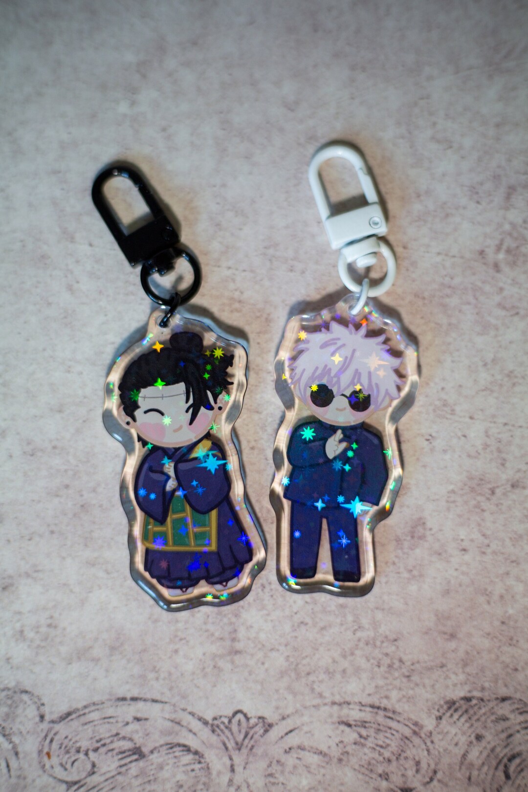 Jujutsu Kaisen JJK Handmade Holographic Keychain - Etsy