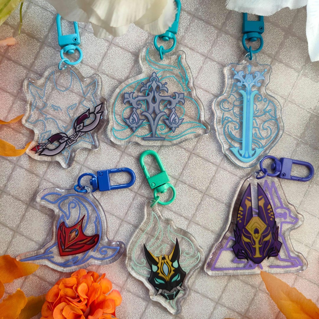 Genshin Impact Constellation Acrylic Keychains, Wriothesley ...