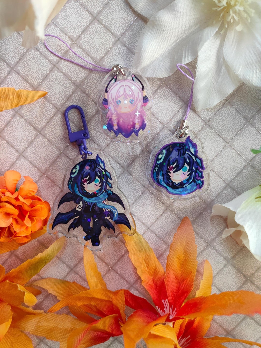 Genshin Impact Natlan Handmade Acrylic Keychain and Phone Chain Ororon ...