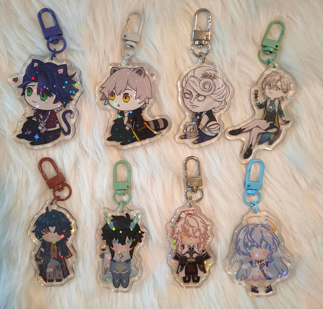 Honkai: Star Rail Acrylic Keychains, Jing Yuan, Dan Heng Imbibitor ...