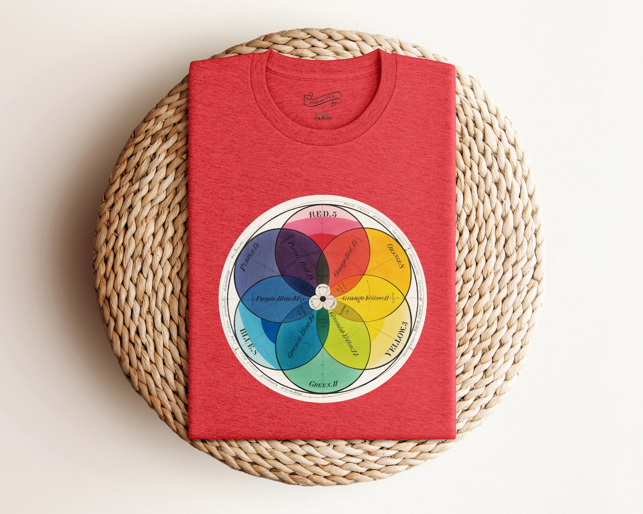 Color Wheel T-shirt, Artist Shirt, Graphic Designer Tee, Art Teacher ...