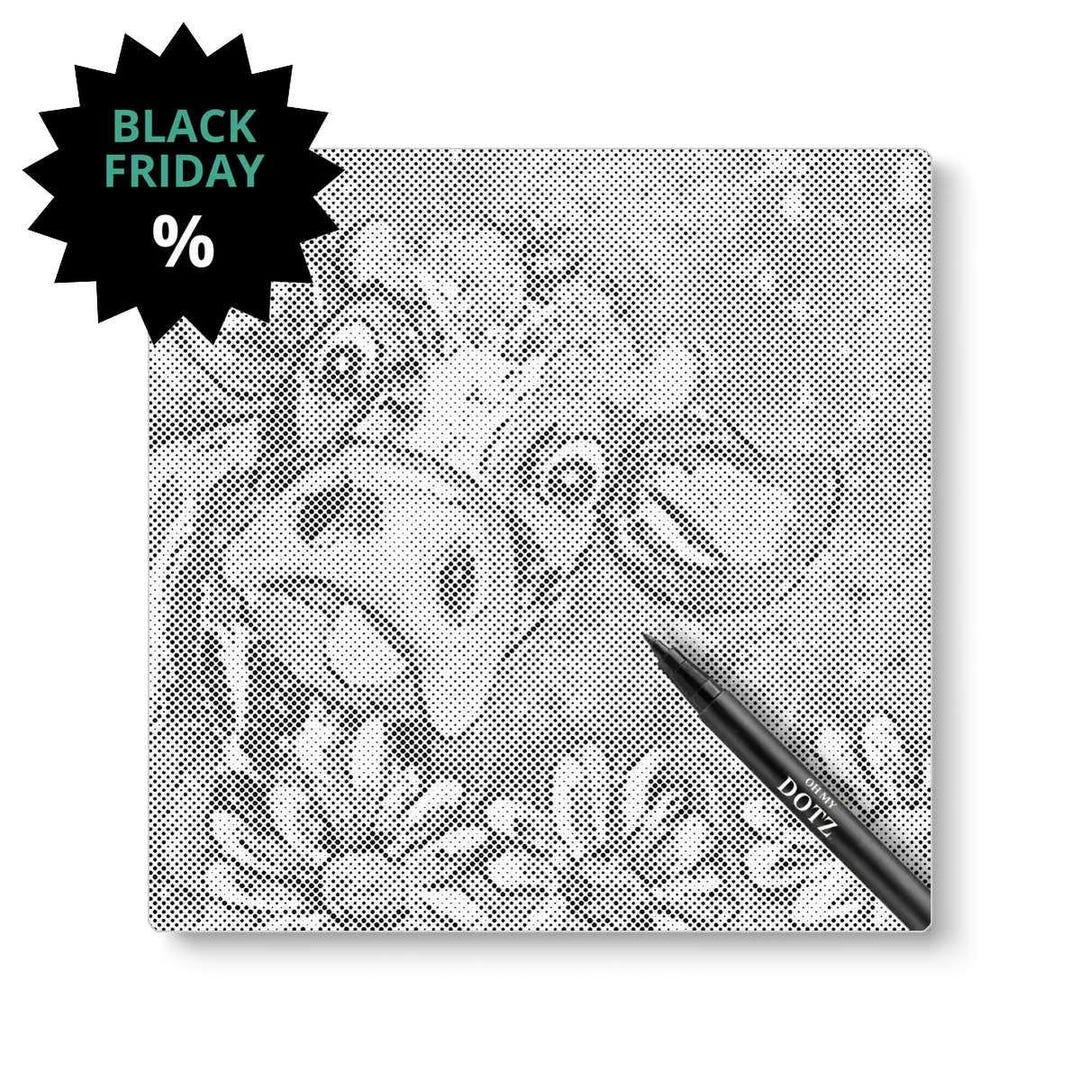 Happy Cow With Flowers | Dot Painting | Dot Art | Dotting | Pointillism ...