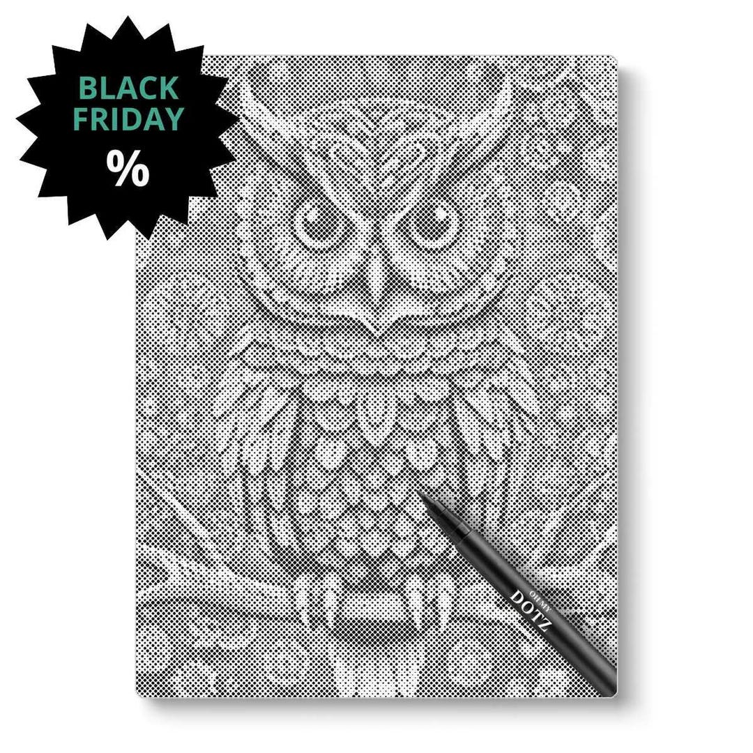 Owl on Branch | Dot Painting | Dot Art | Dotting | Pointillism | DIY ...