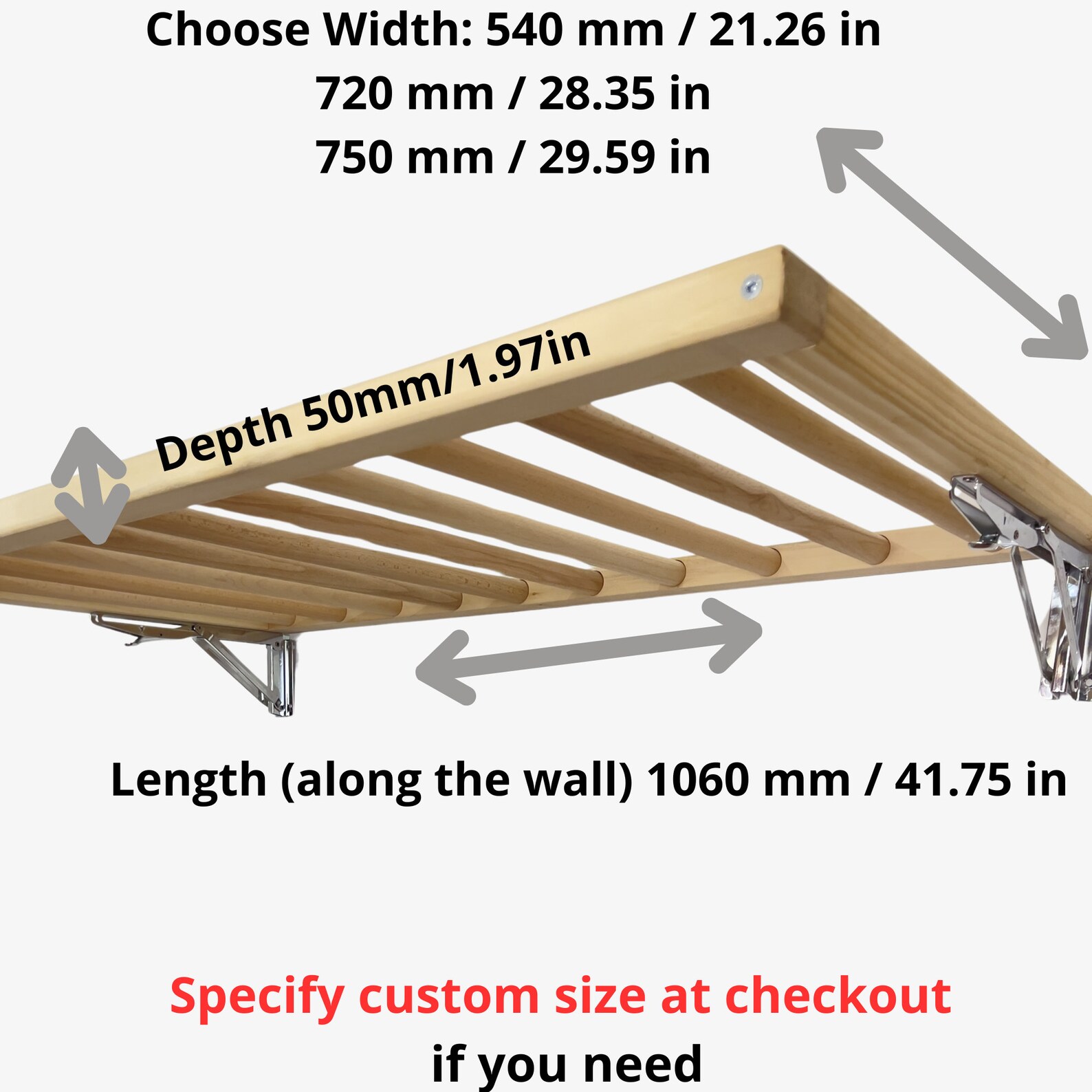 Wooden Clothes Airer Wall Hanging Rack Pulley Maid - Etsy