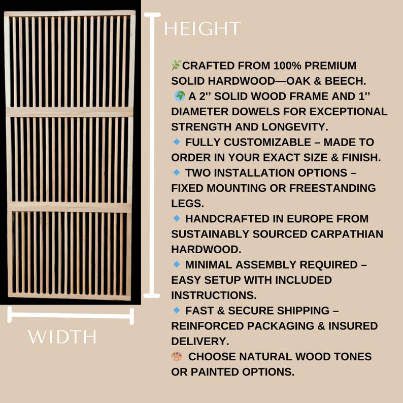 Customizable Room Dividers, Rotating Wood Slats and Adjustable Privacy ...
