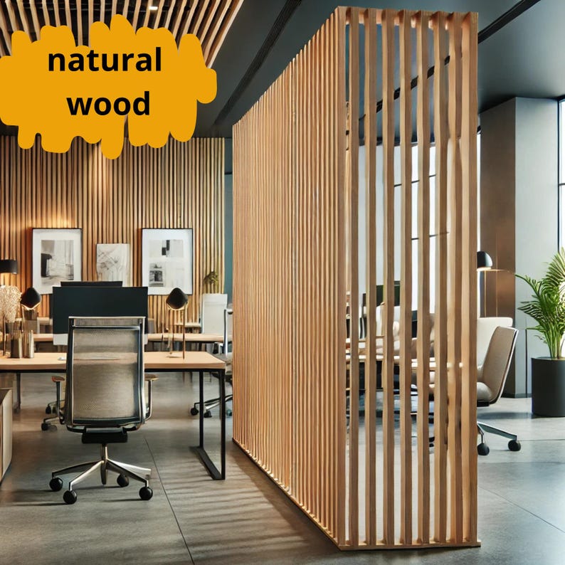 Mid-century Room Dividers, Wood Slat Partitions and Freestanding ...