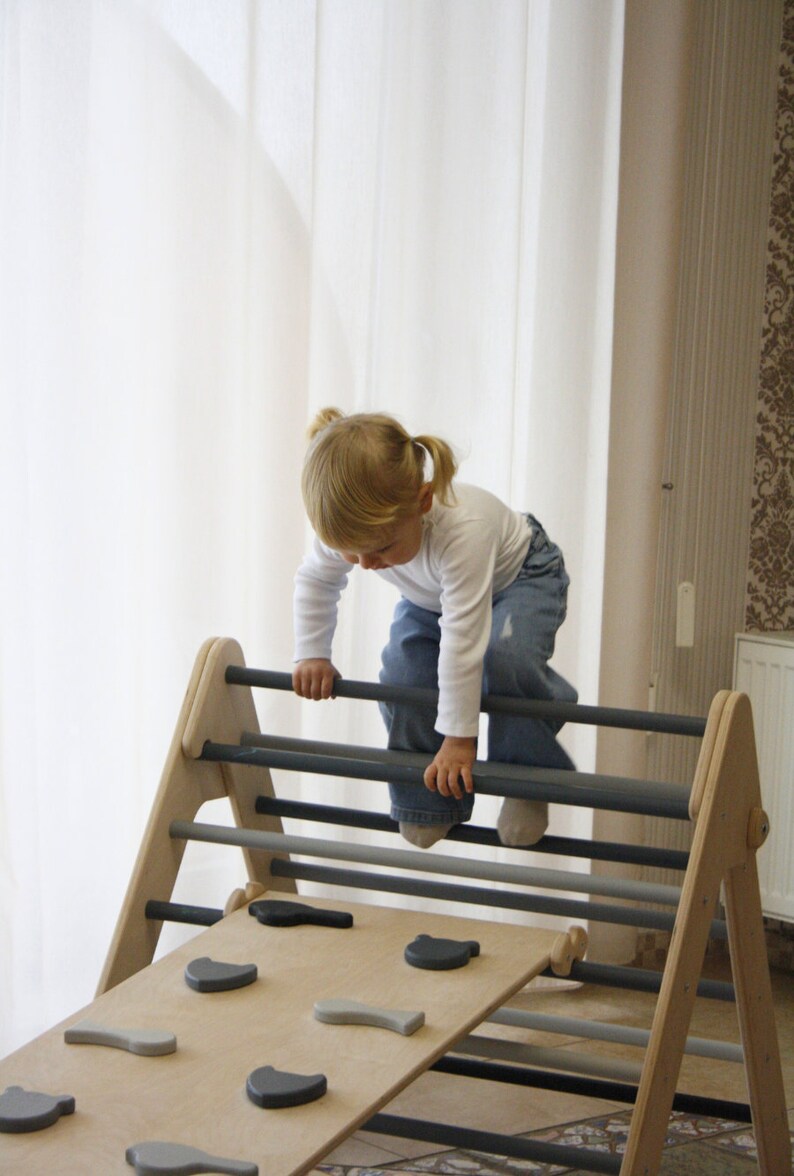 Climbing Triangle Arch With Ramp and Pillow, Montessor Climb Arch - Etsy