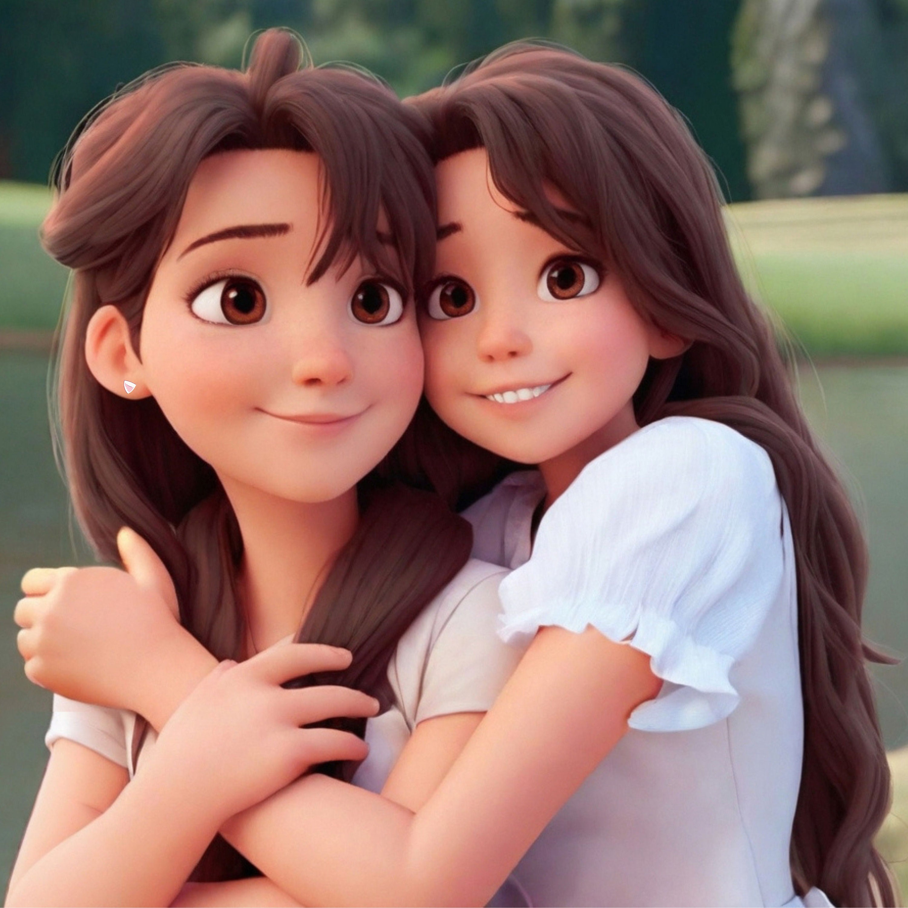 Personalised All the Family 3D Cartoon Pixar Style Portraits From Your ...