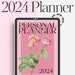 Digital Planner/calendar 2024 - Pink Flower Personal Weekly Planner - Etsy