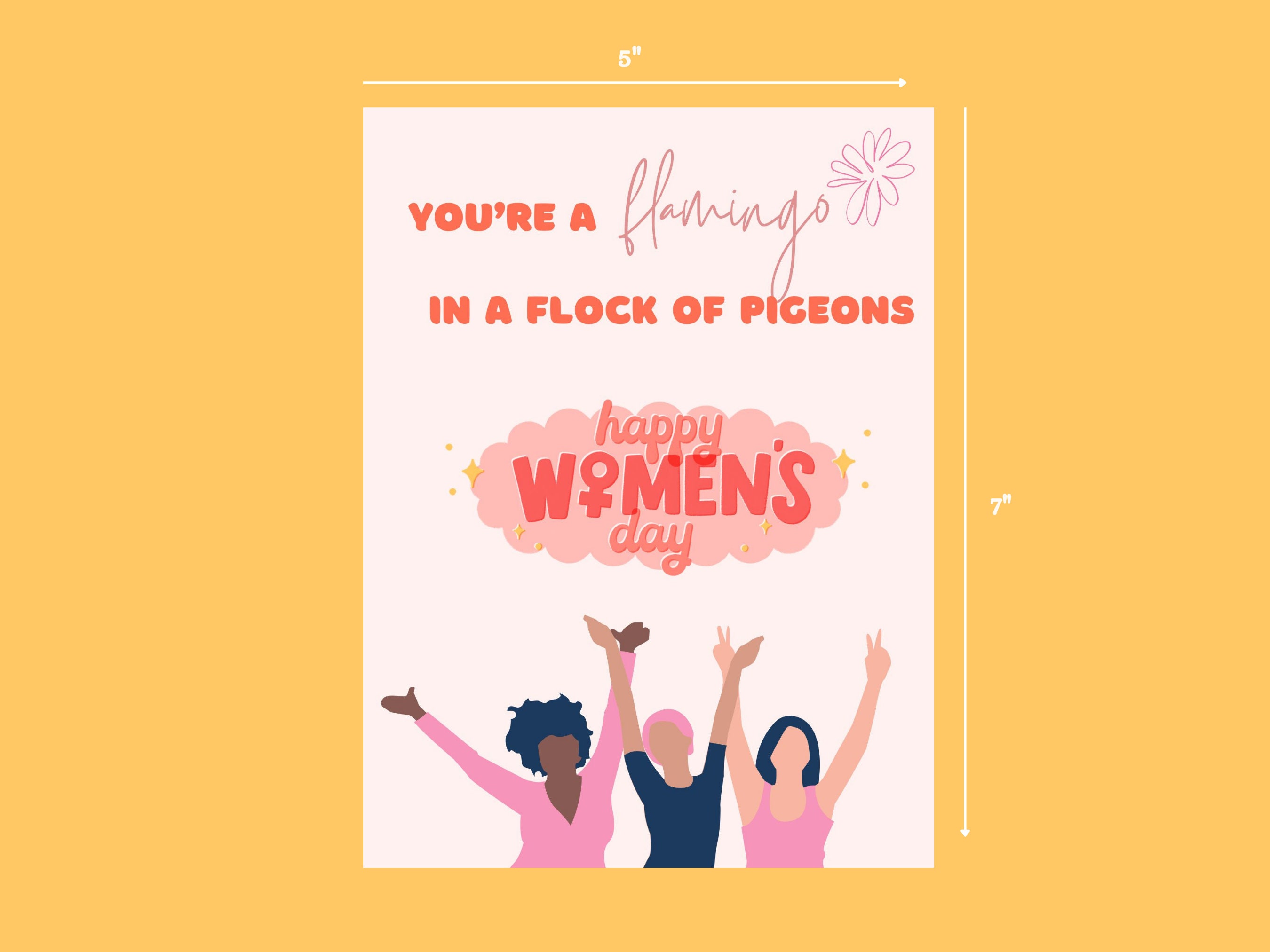 International Women's Day Card Printable Happy Women's History Month ...
