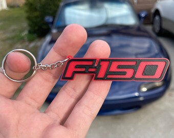 Ford F150 Keychain 17 Colors Custom Matching F-150 Keychain 3D Printed ...