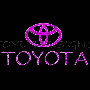Toyota Pink Theme Start Up/screen off Image - Etsy