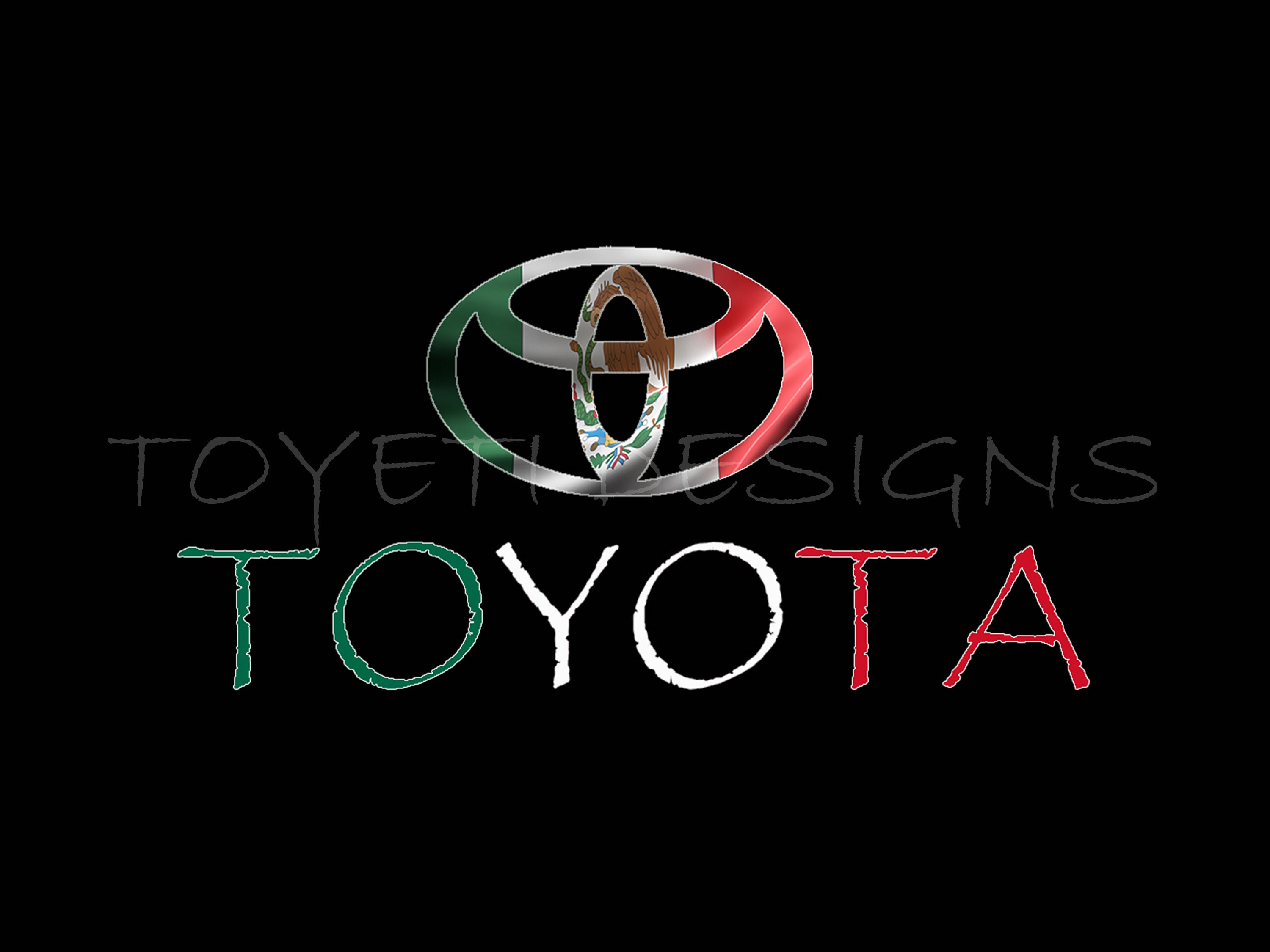 Toyota Mexican Flag Theme Start Up/screen off Image - Etsy