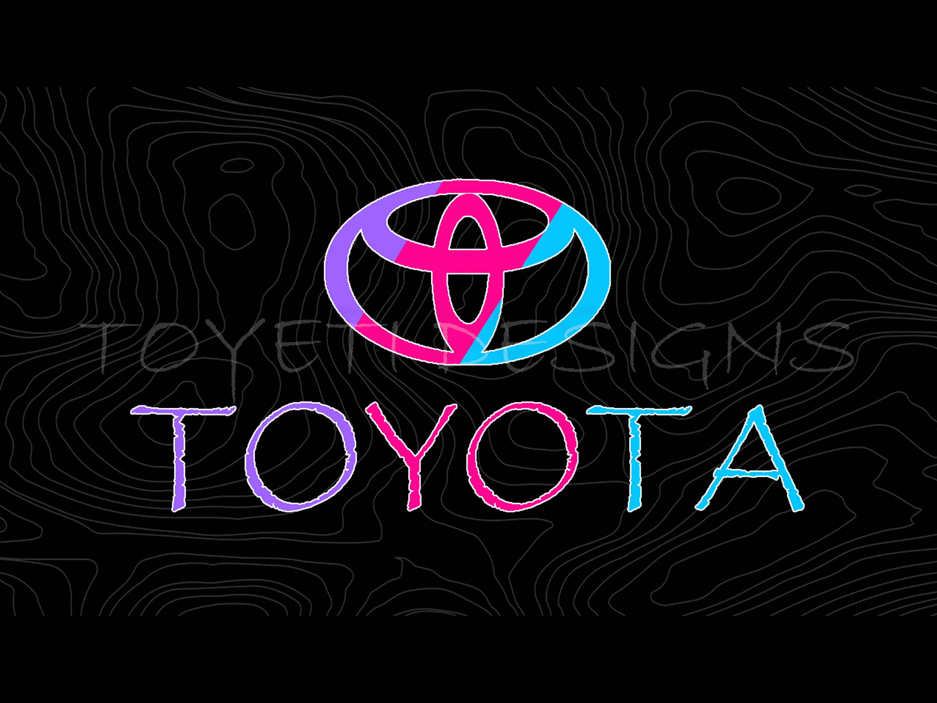 Toyota Lady Owned Theme Start Up/screen off Image - Etsy