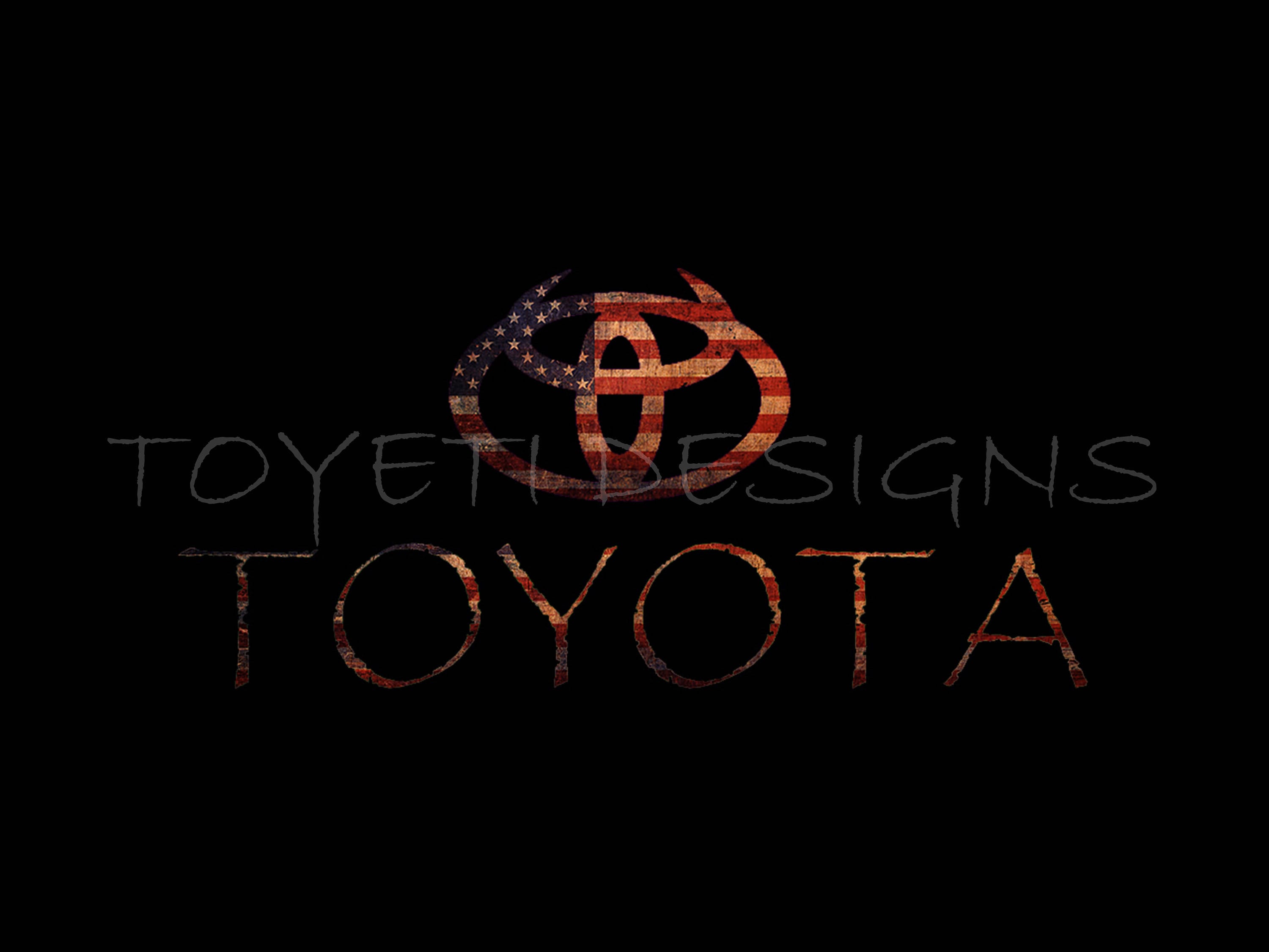 Toyota Horn Emblem American Flag Theme Start Up/screen off Image - Etsy