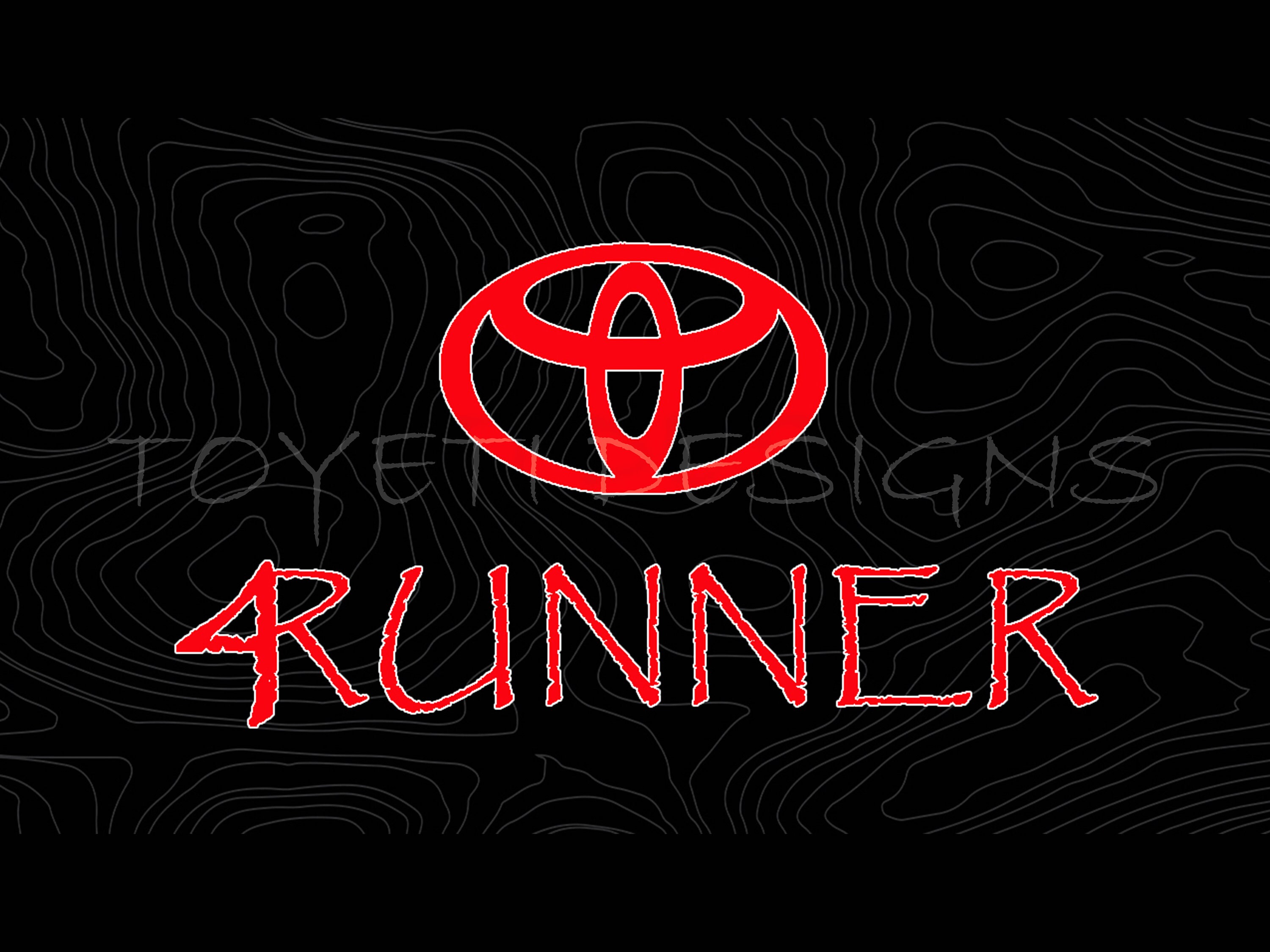 4runner Red Theme Start Up/screen off Image - Etsy