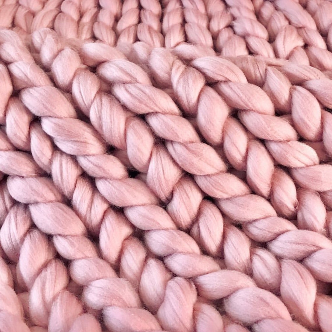 Chunky Knit Blanket, Blanket, Super Chunky Blanket, Giant Knit Blanket ...