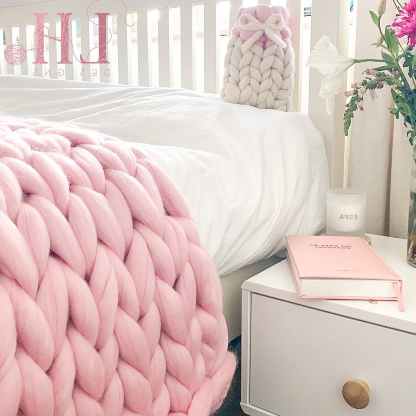 Chunky Knit Blanket, Blanket, Super Chunky Blanket, Giant Knit Blanket ...