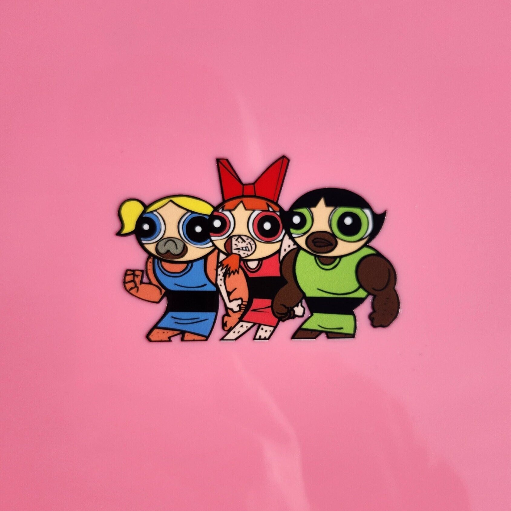 Powerpuff Thugs Car Decal | Cartoon Meme Laptop Sticker | Imposter ...