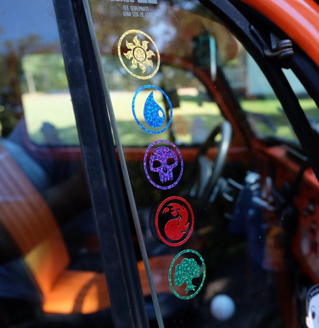 Mtg Mana Decals | Colored Deck Box Logos | Small Diecut Window Symbols ...
