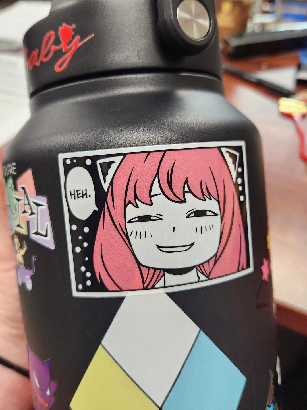 Anya Forger Waterproof Vinyl Sticker: Spy Family Manga Panel Decal - Etsy