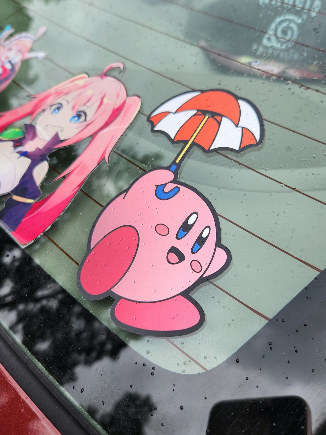 Reflective Kirby Car Decal | Diecut Window Sticker | Metallic Kirby ...