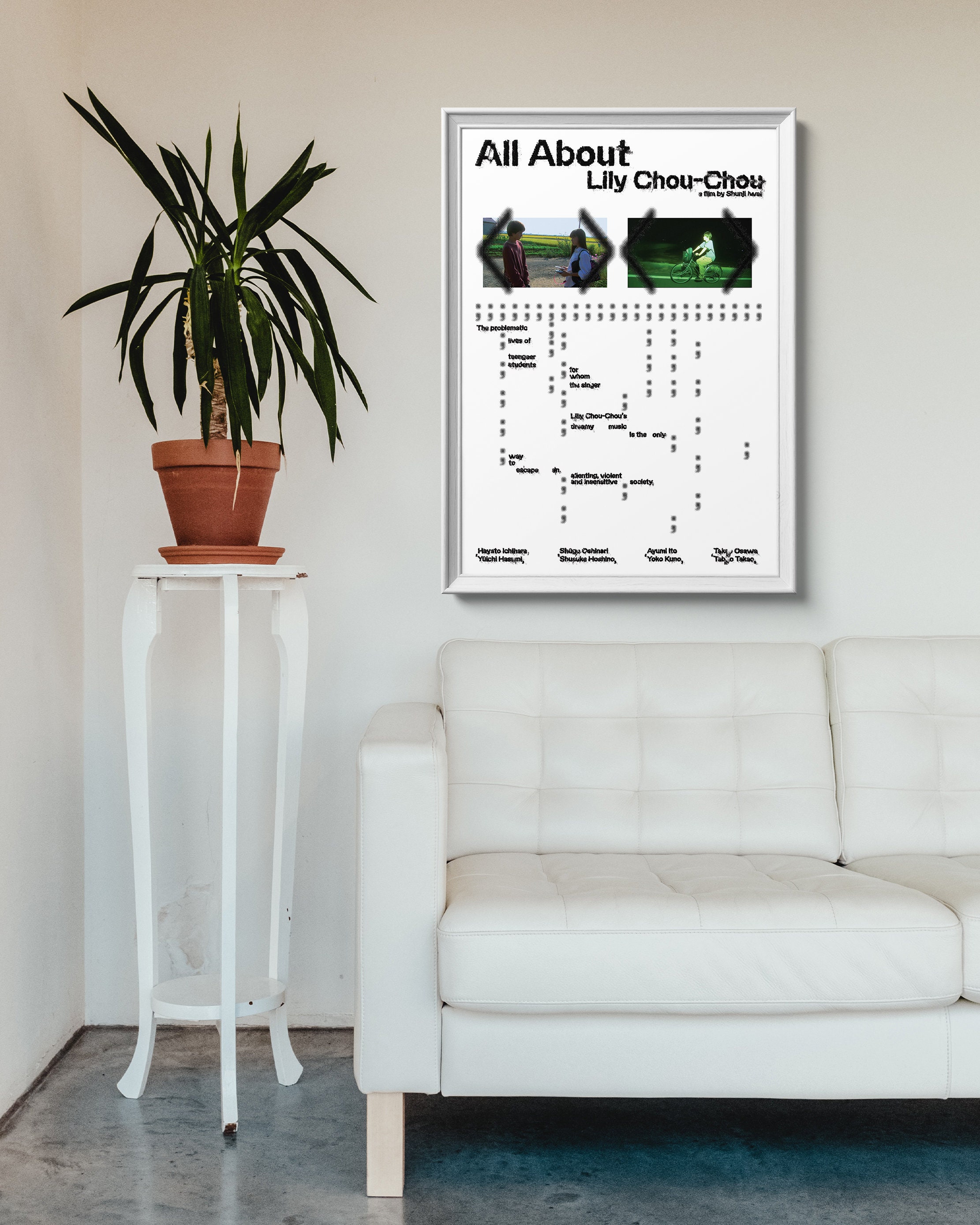 All About Lily Chou-chou Graphic Design Poster HIGH QUALITY PRINT Wall ...