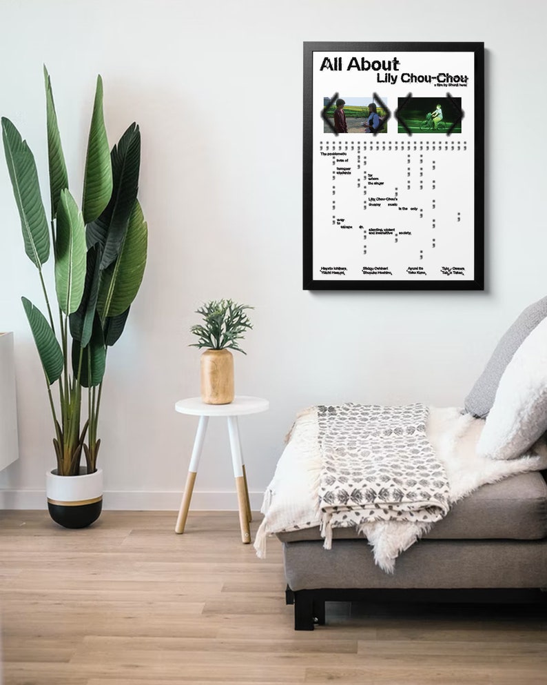 All About Lily Chou-chou Graphic Design Poster HIGH QUALITY PRINT Wall ...