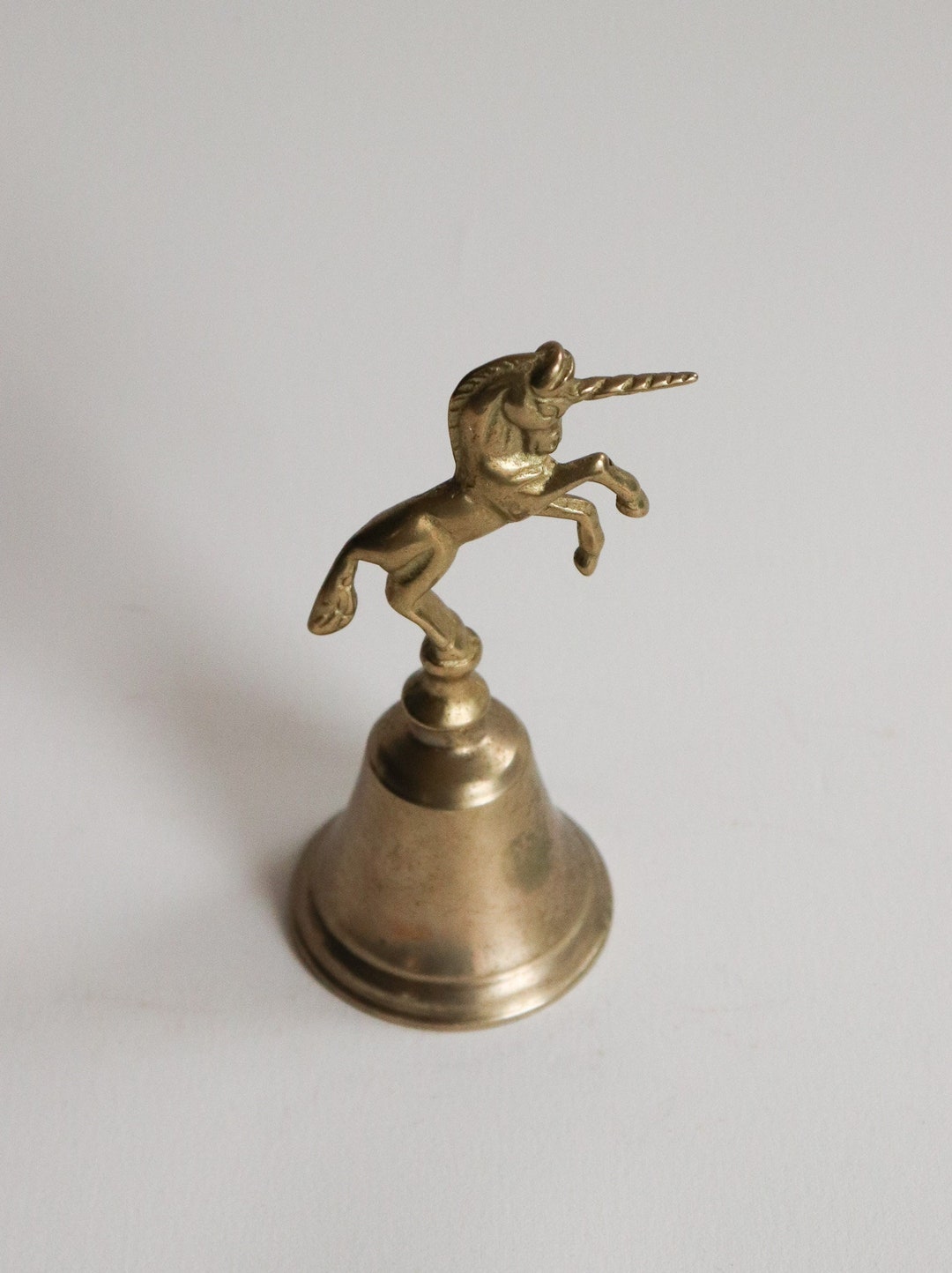 Vintage Brass Unicorn Bell, 1970s Made in Taiwan - Etsy