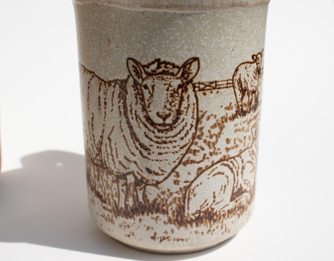 Vintage Set of 3 Dunoon Stoneware Animal Mugs, Fieldmice, Squirrels and ...