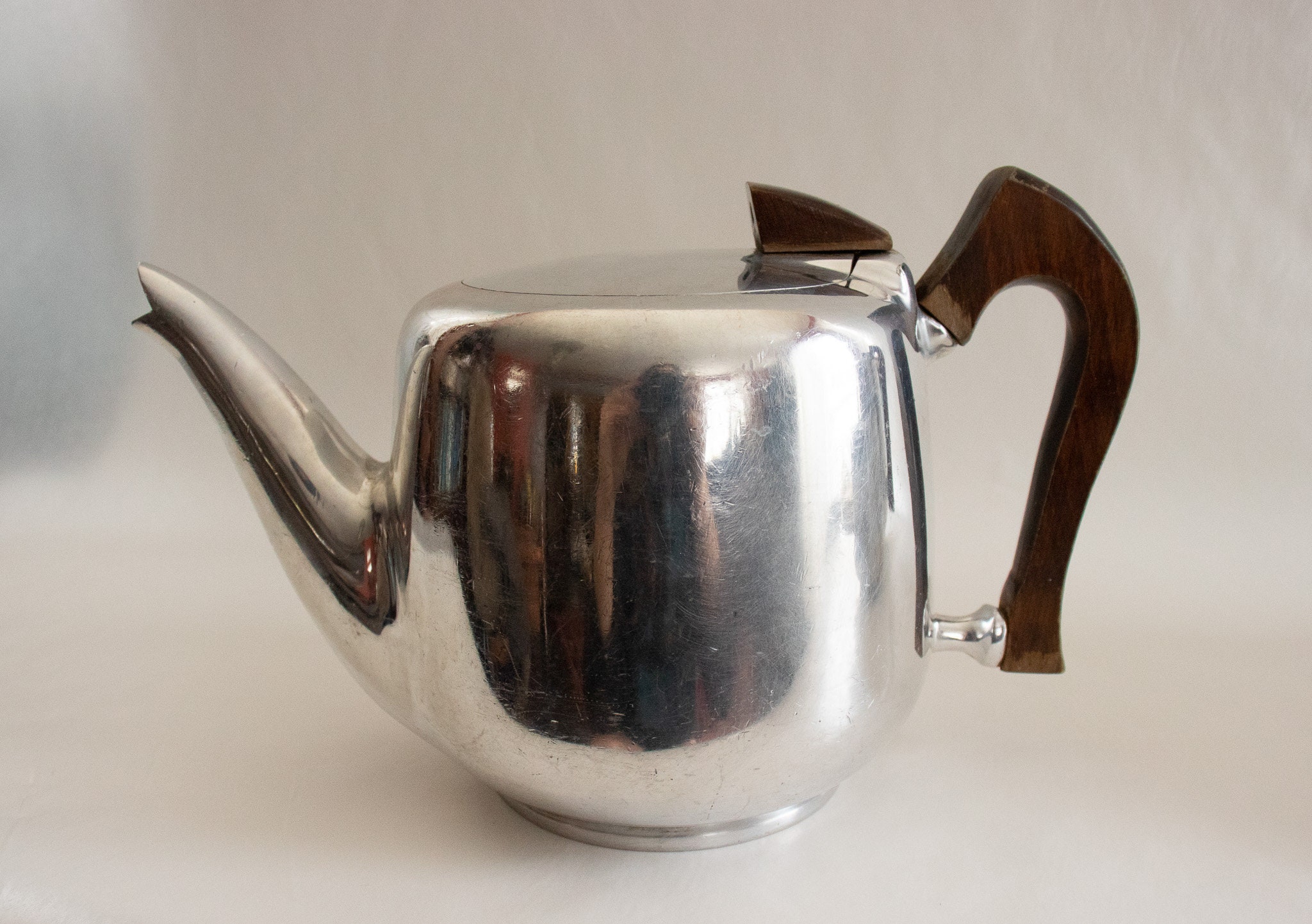 Vintage Newmaid Picquot Ware Teapot Coffee Pot Creamer Magnalium Made ...