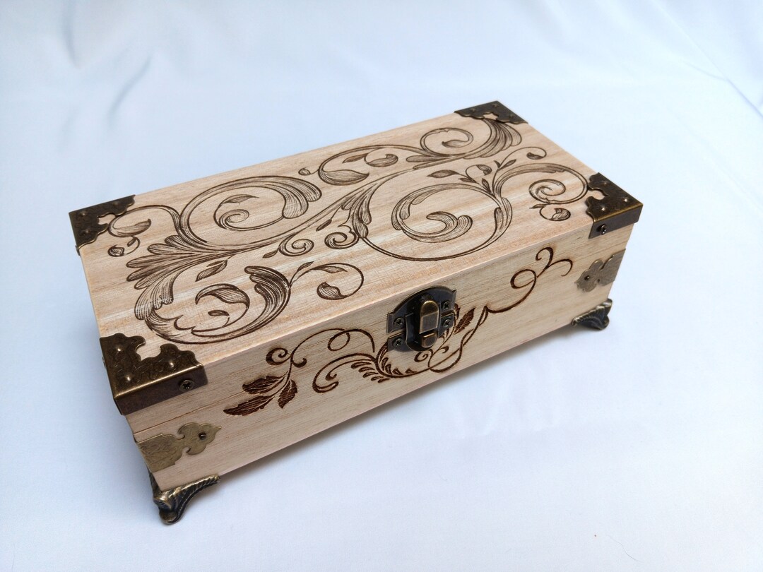 Laser Engraved Jewelry Box - Etsy