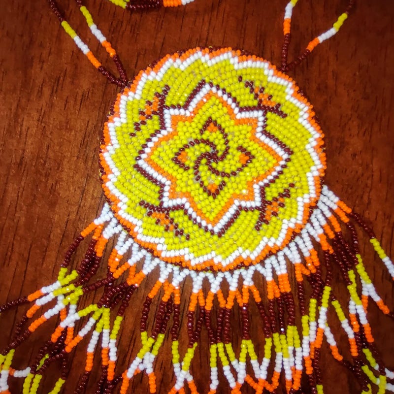Beaded Medallion Native - Etsy