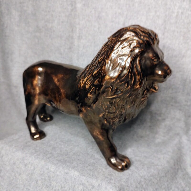 Ceramic Lion - Etsy