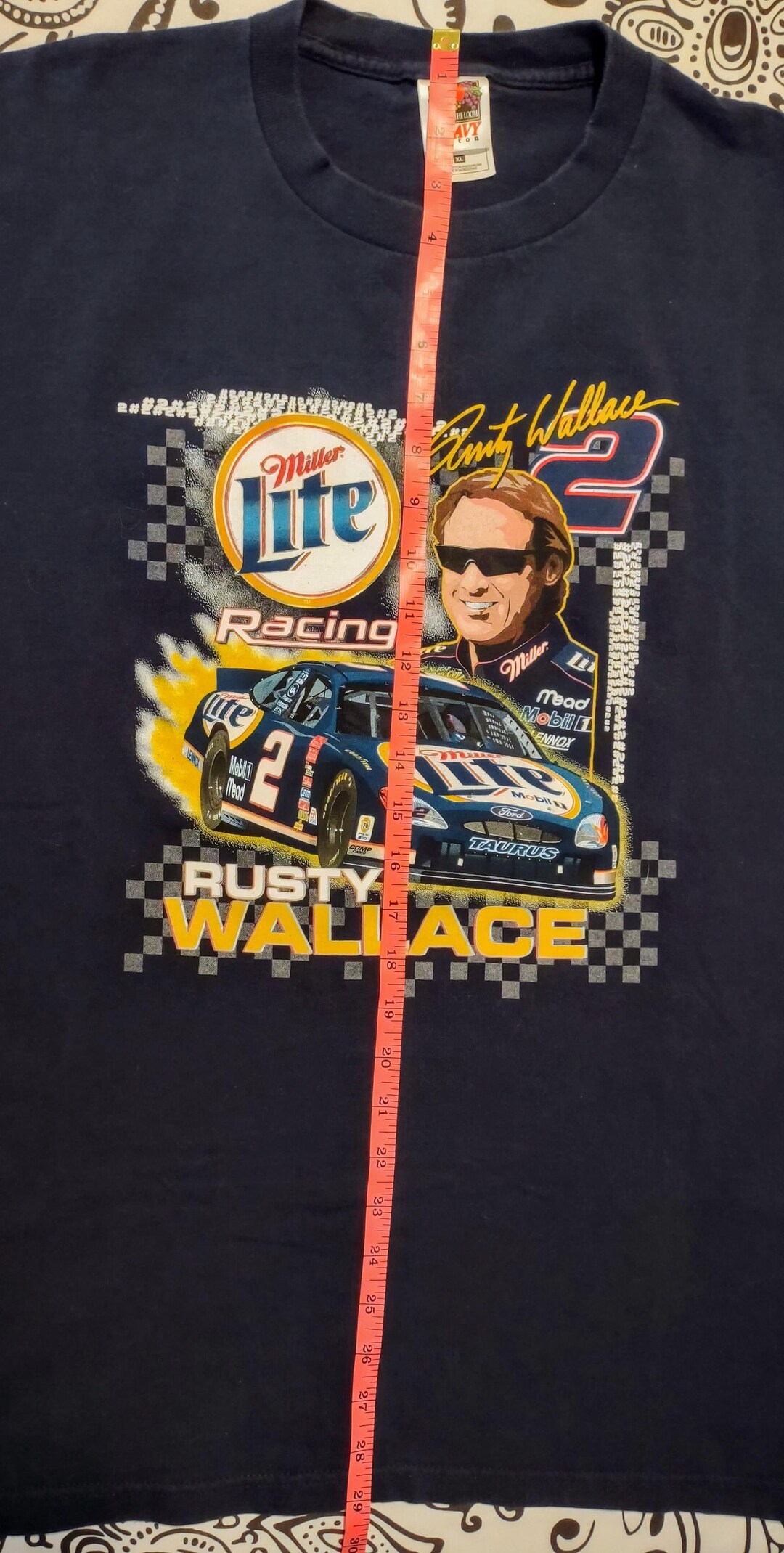 Rusty Wallace T-shirt and Action Figure - Etsy